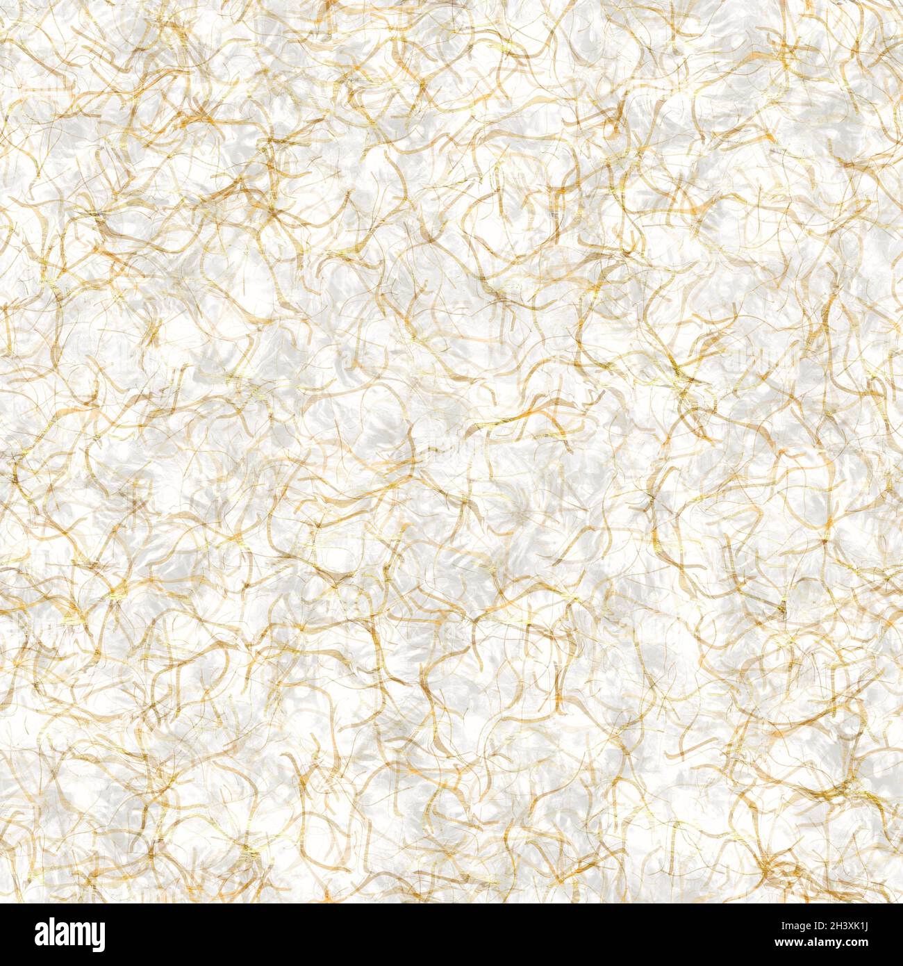 Handmade white gold metallic rice sprinkles paper texture. Seamless ...