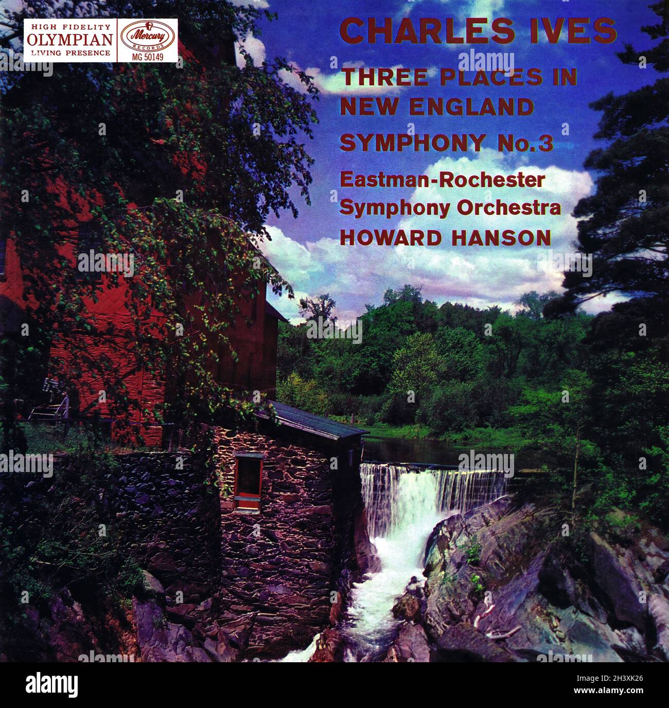 Ives Three Places in New England Symphony 3 - Hanson Mercury mono ...
