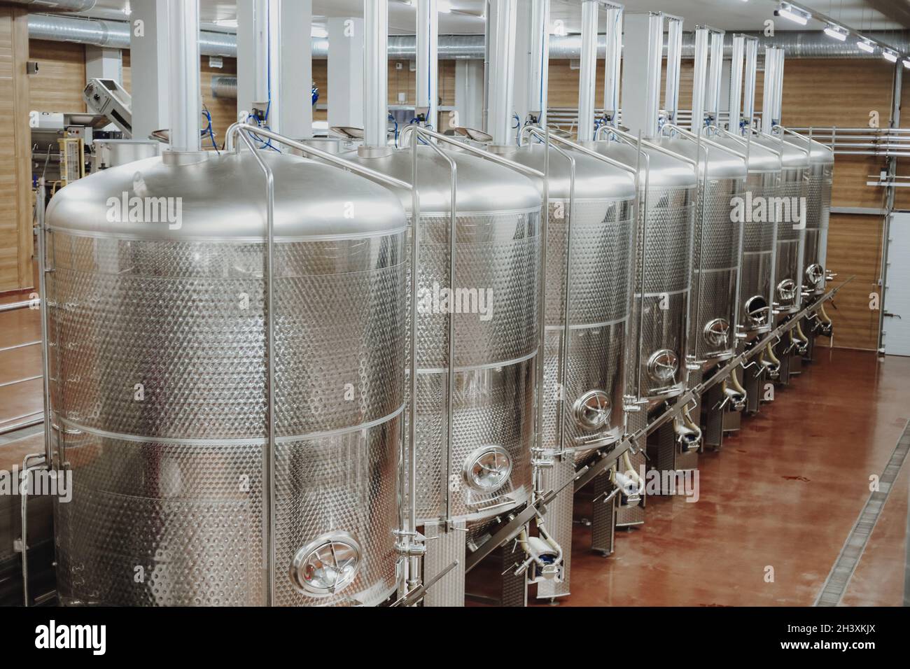 Modern maturation tanks hi-res stock photography and images - Alamy