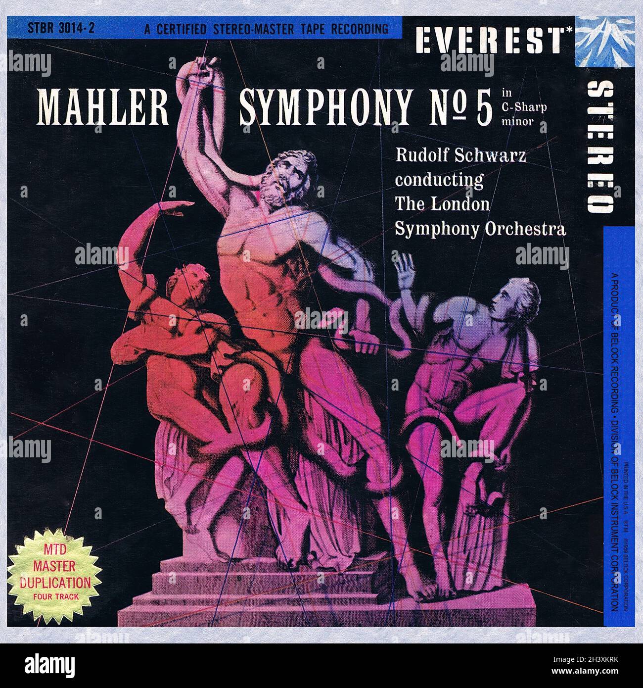 Mahler Symphony 5 - Schwarz Everest R2R - Classical Music Vintage Vinyl Record Stock Photo - Alamy