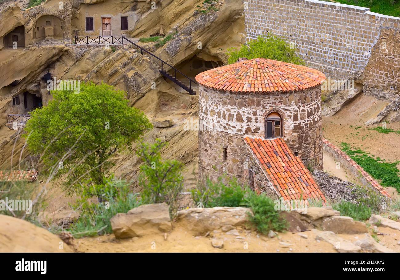 Georgian historical old orthodox monastery complex hi-res stock ...