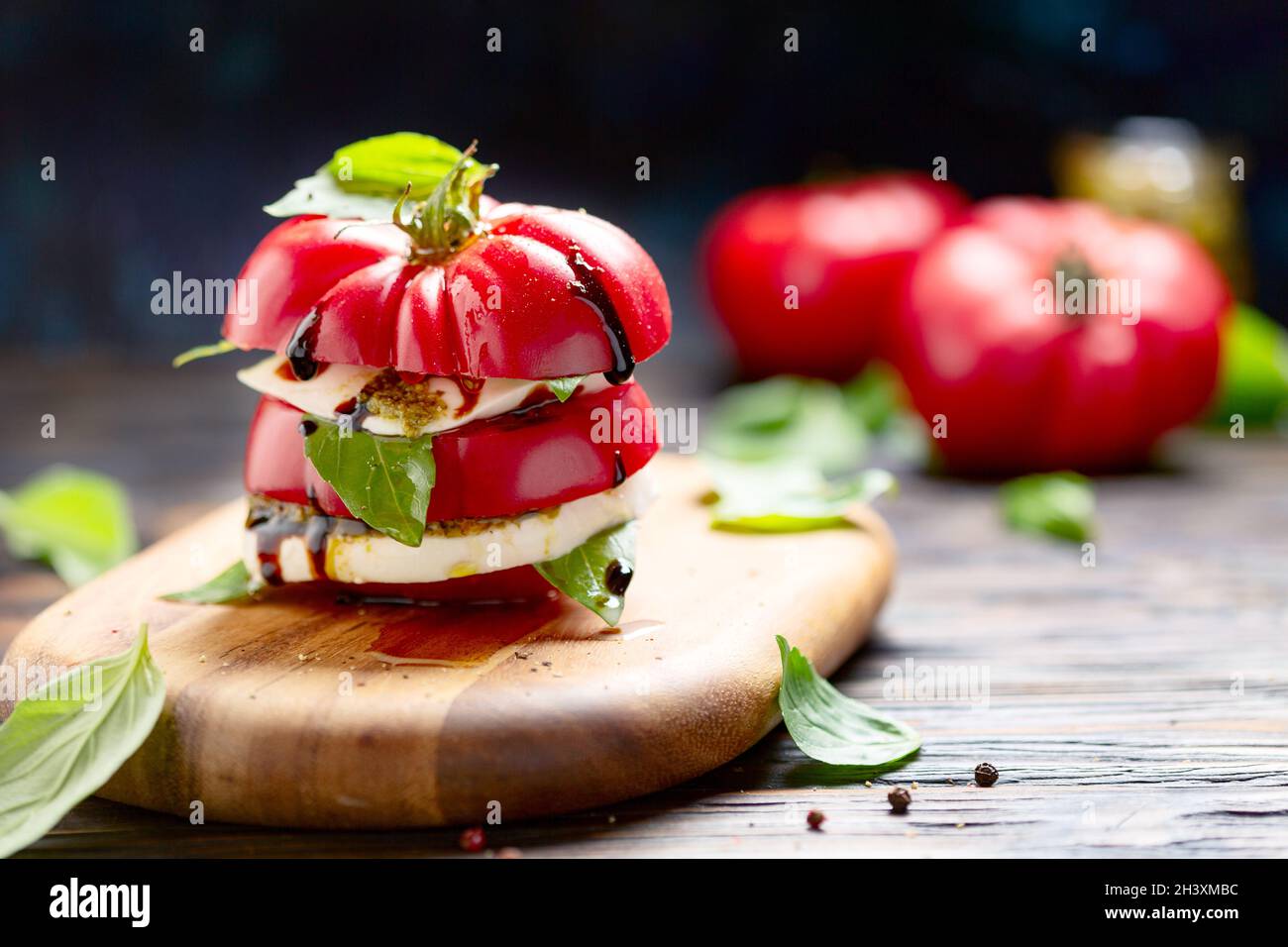 Italian caprese salad Stock Photo - Alamy