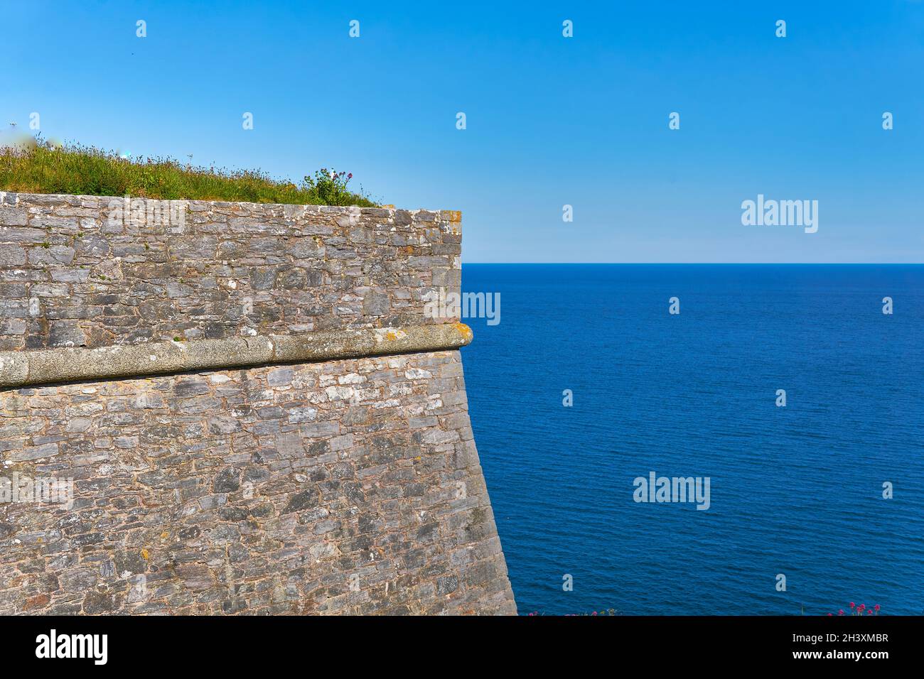 04 June 2021. Brixham, UK. historical sites in Berry Head at Brixham ...