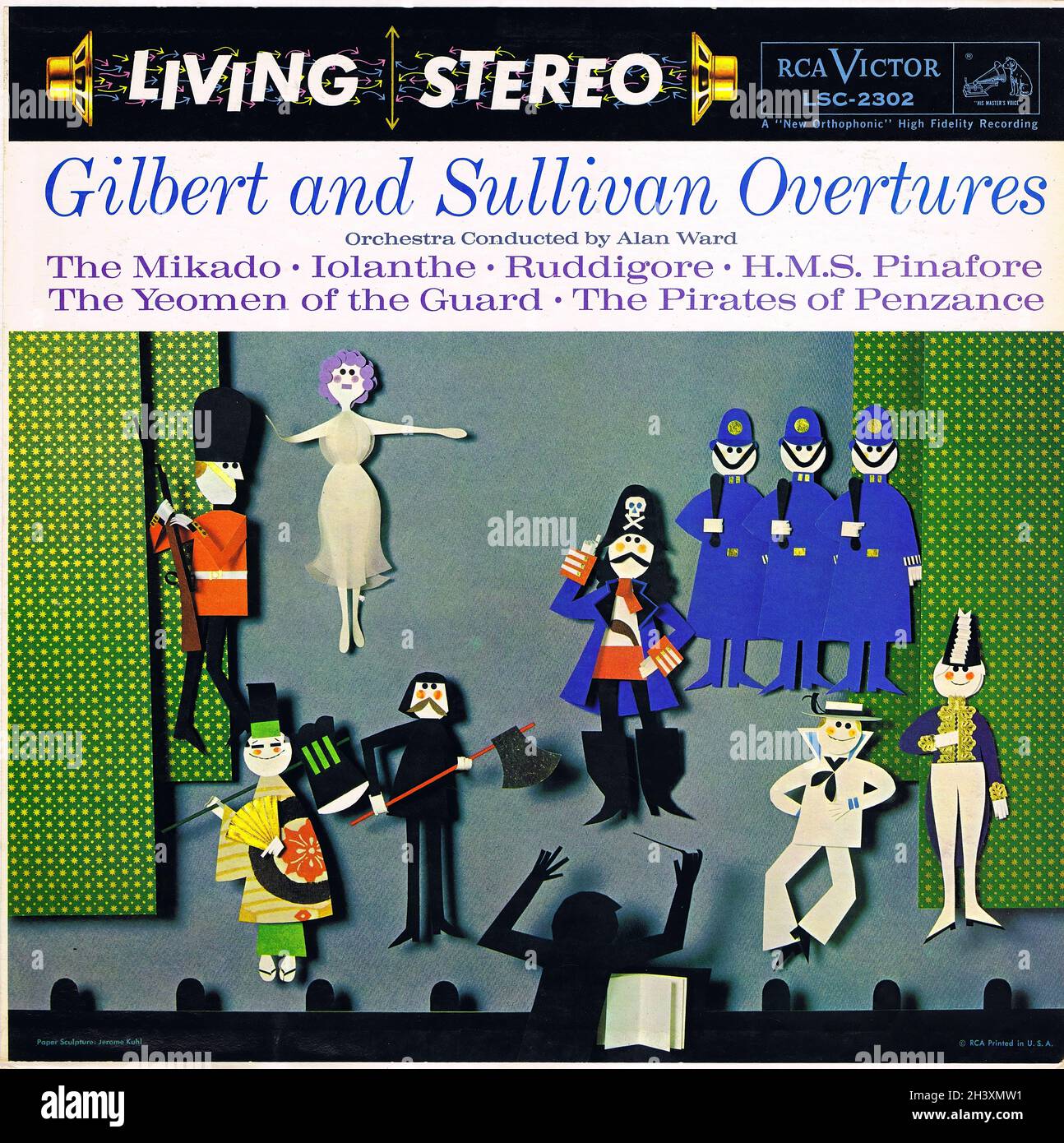 Gilbert & Sullivan Overtures - Ward RCA LS - Classical Music Vintage ...