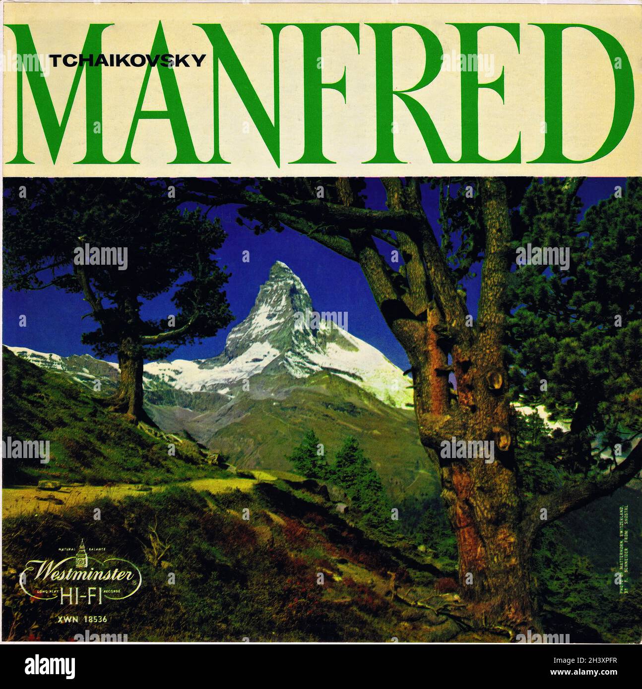 Tchaikovsky Manfred Symphony - Rakhlin Westminster - Classical Music Vintage Vinyl Record Stock ...