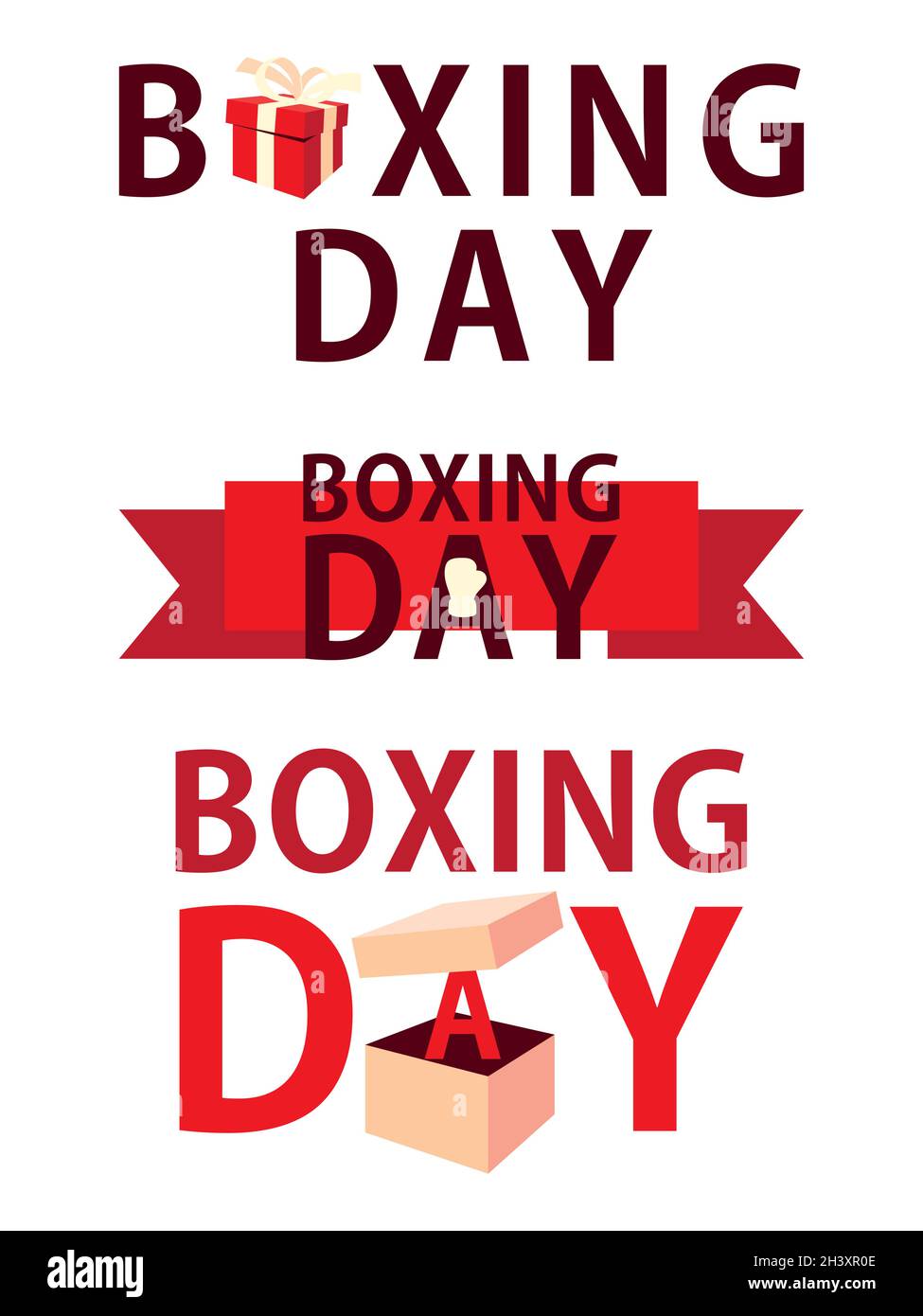 Boxing typography Cut Out Stock Images & Pictures - Alamy