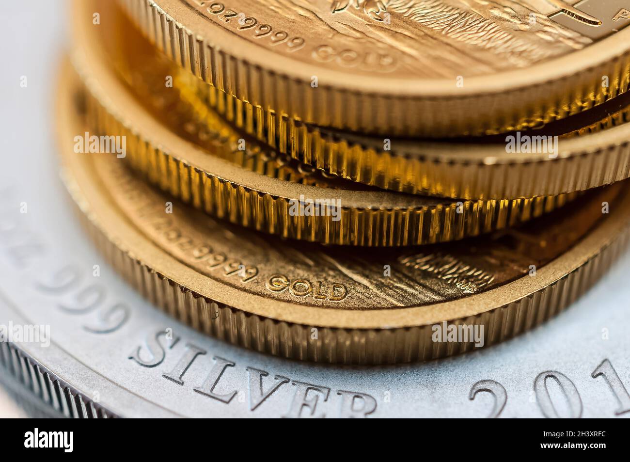 Gold and silver Stock Photo - Alamy