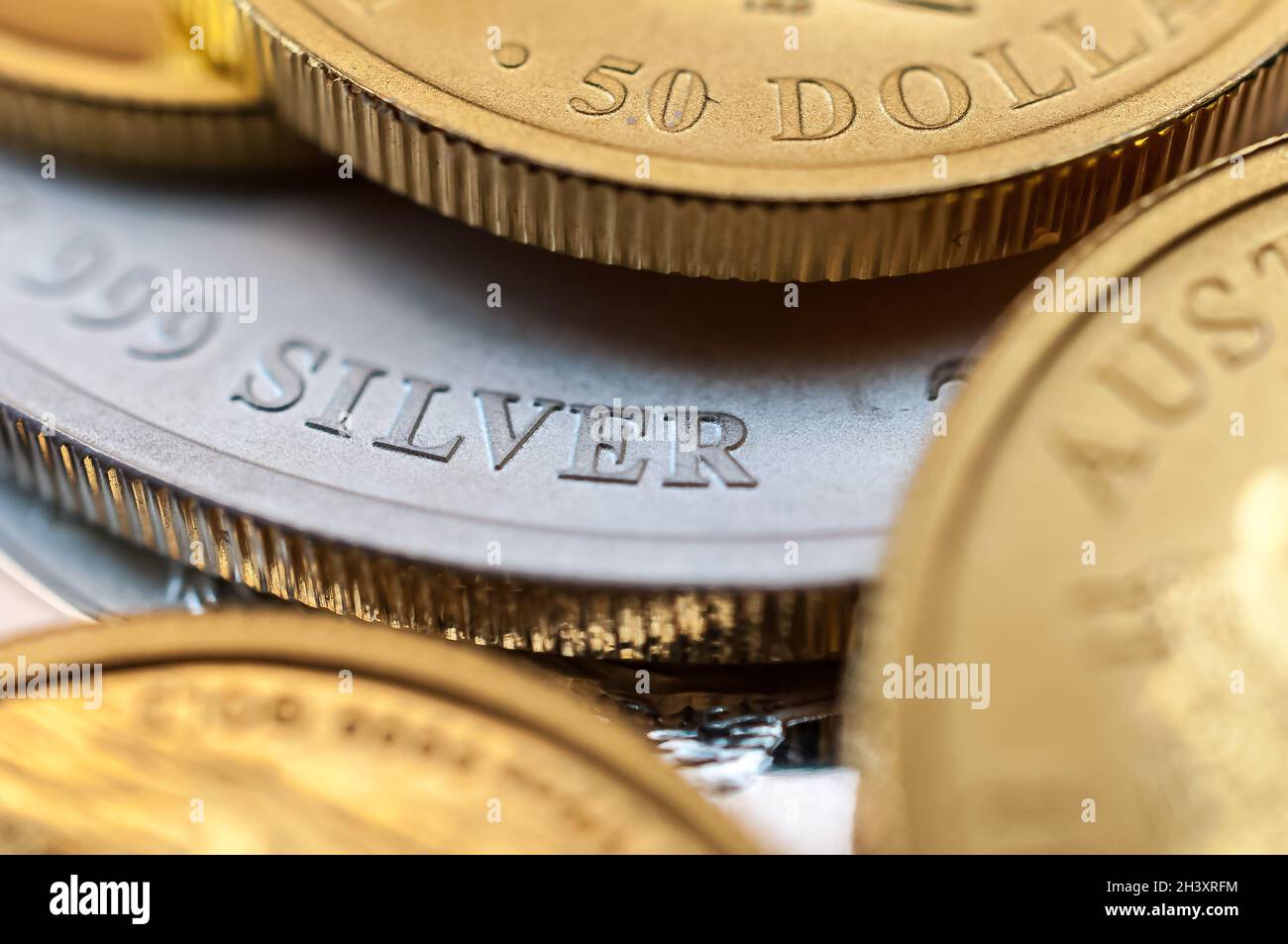 Gold and silver Stock Photo - Alamy