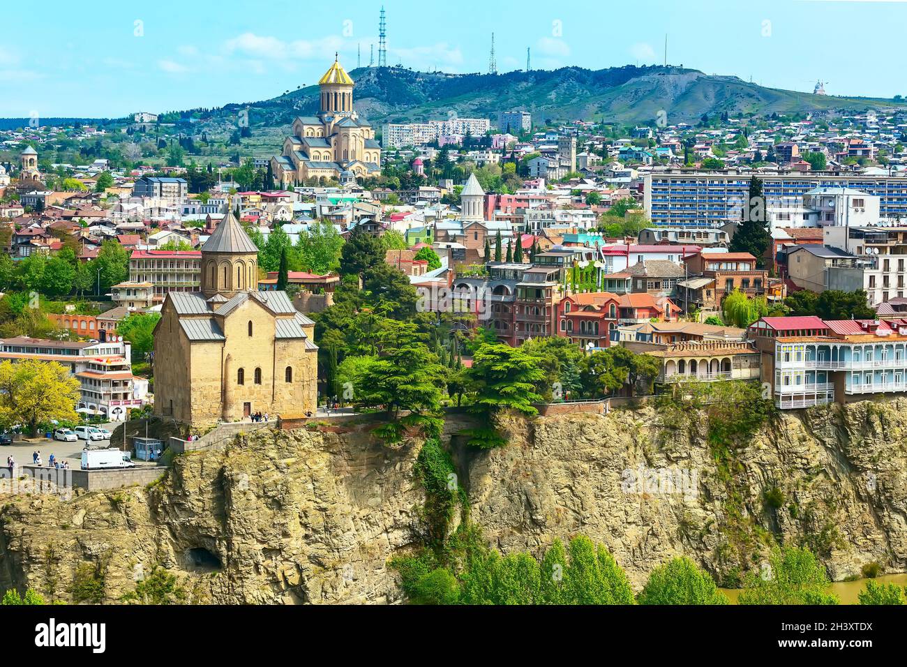 Aerial view of tbilisi hi-res stock photography and images - Alamy