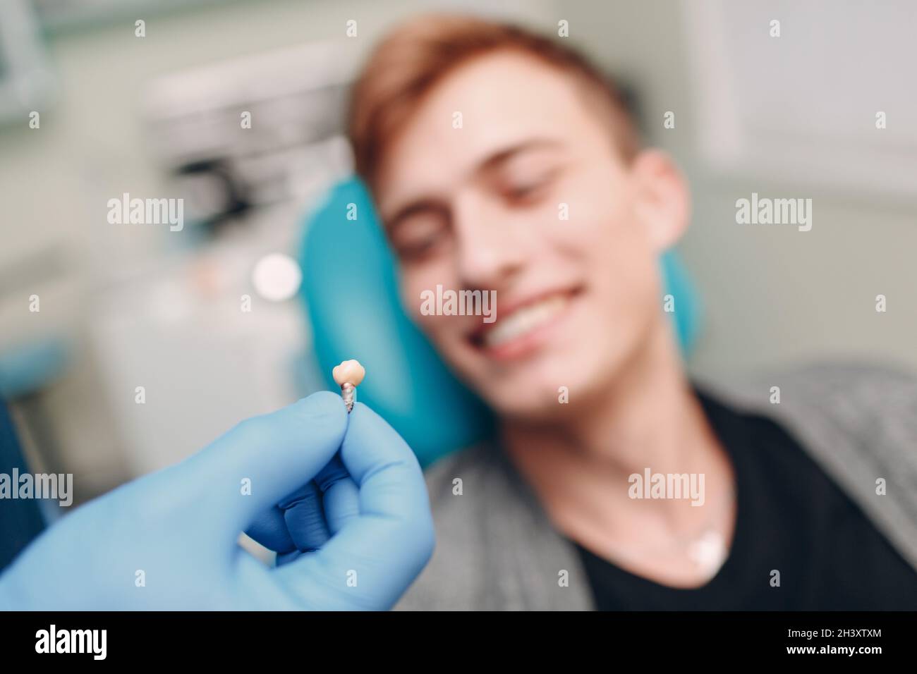 Dentistry. Dental clinic. Doctor and patient. Teeth health Stock Photo ...