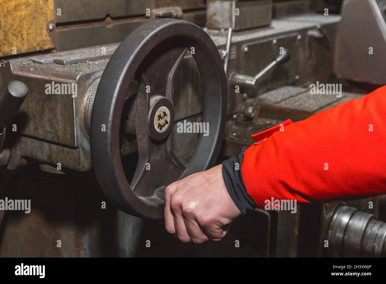 Lathe control hi-res stock photography and images - Alamy