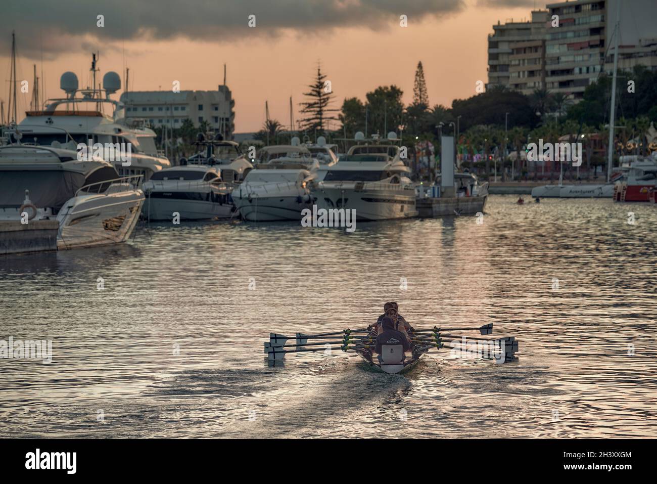 Alicante city harbour port hi-res stock photography and images - Alamy