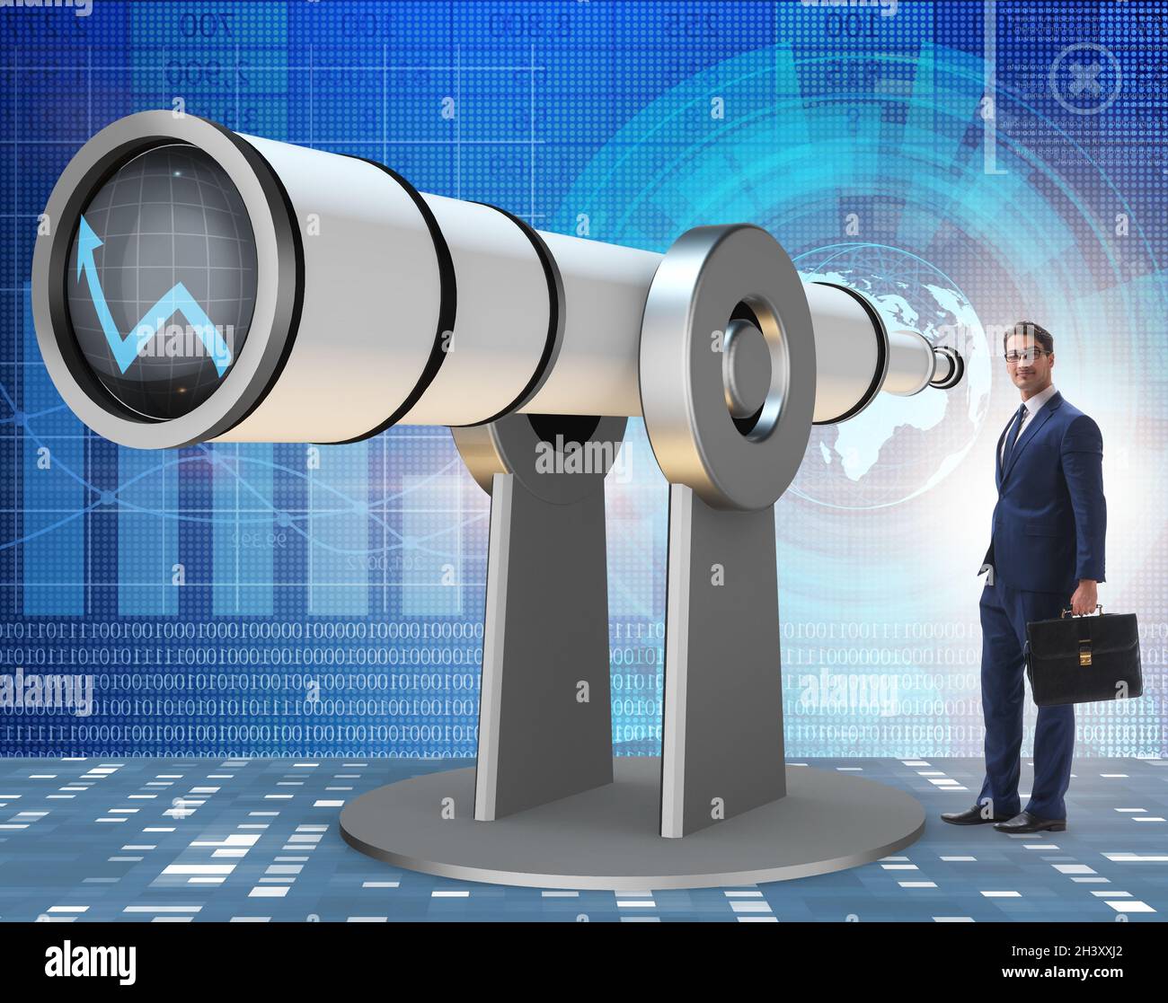 Businessman watching business perspective hi-res stock photography and ...