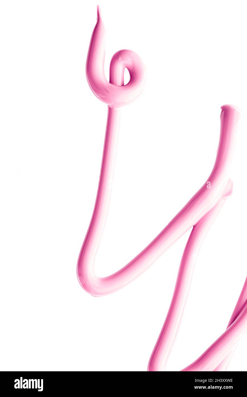 Abstract blush pink liquid Cut Out Stock Images & Pictures - Alamy