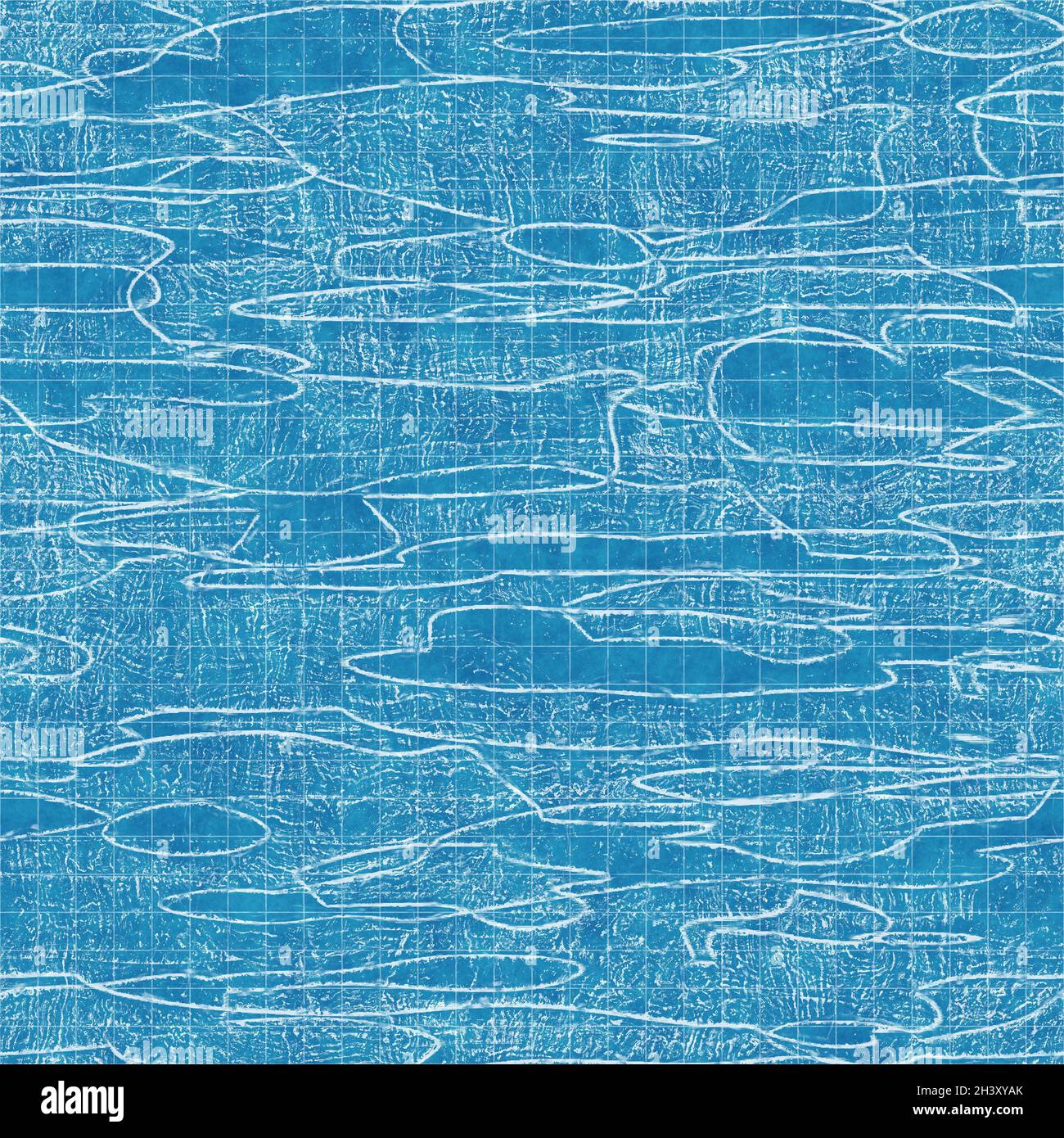 Seamless bright blue blueprint pattern for textile and print Stock ...