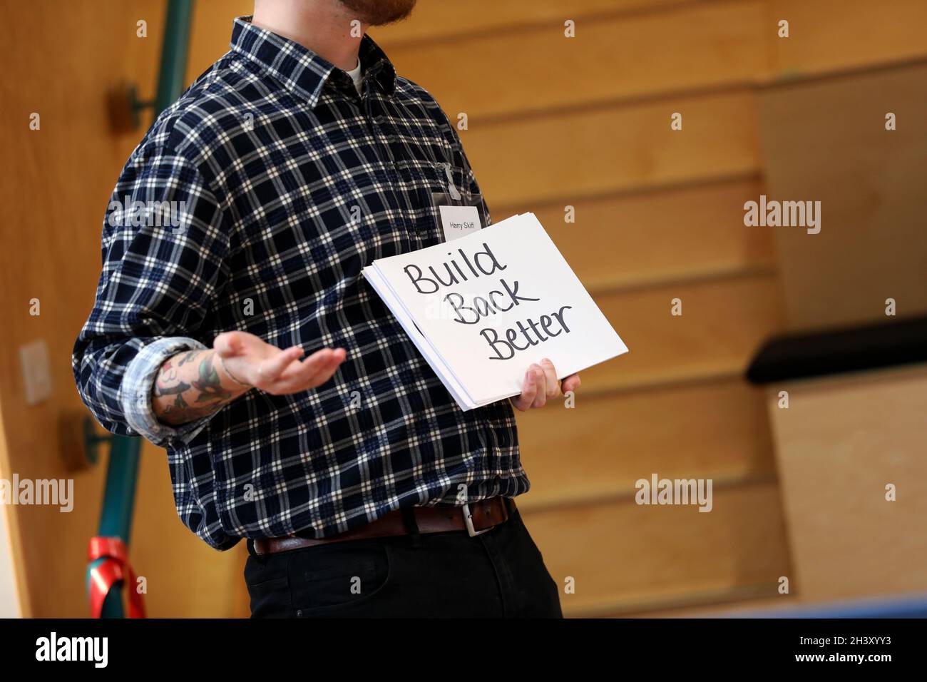 Political party sign hi-res stock photography and images - Alamy