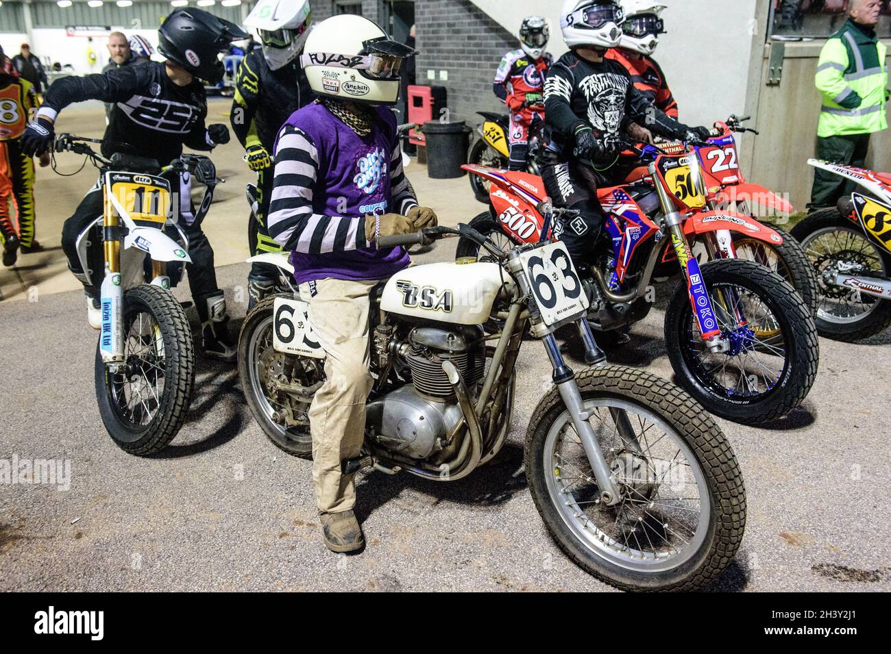 Vintage speedway motorcycles hi-res stock photography and images - Alamy
