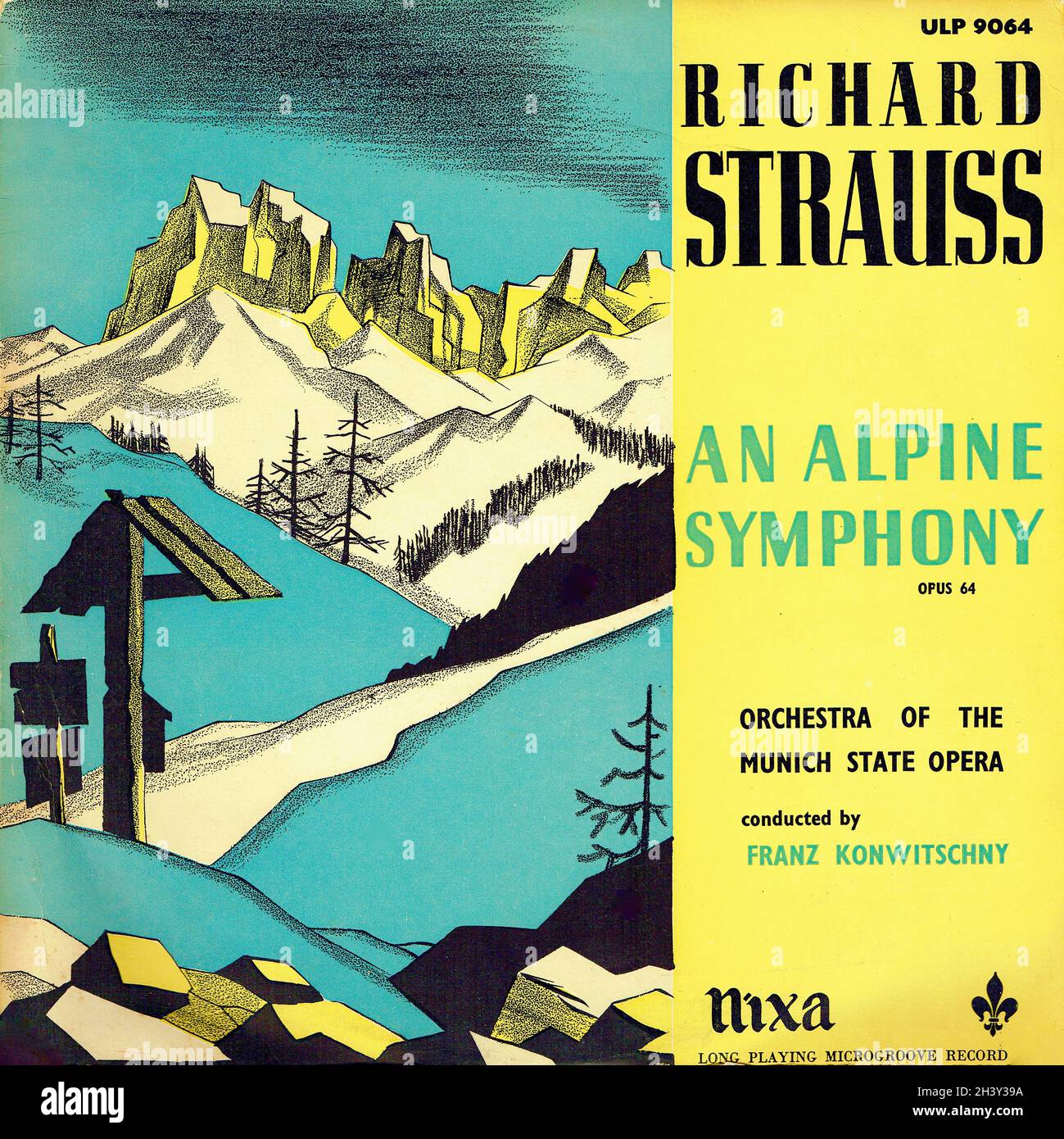 Strauss An Alpine Symphony â€¢ Ein Alpensymphonie - Konwitschny Nixa 1 ...