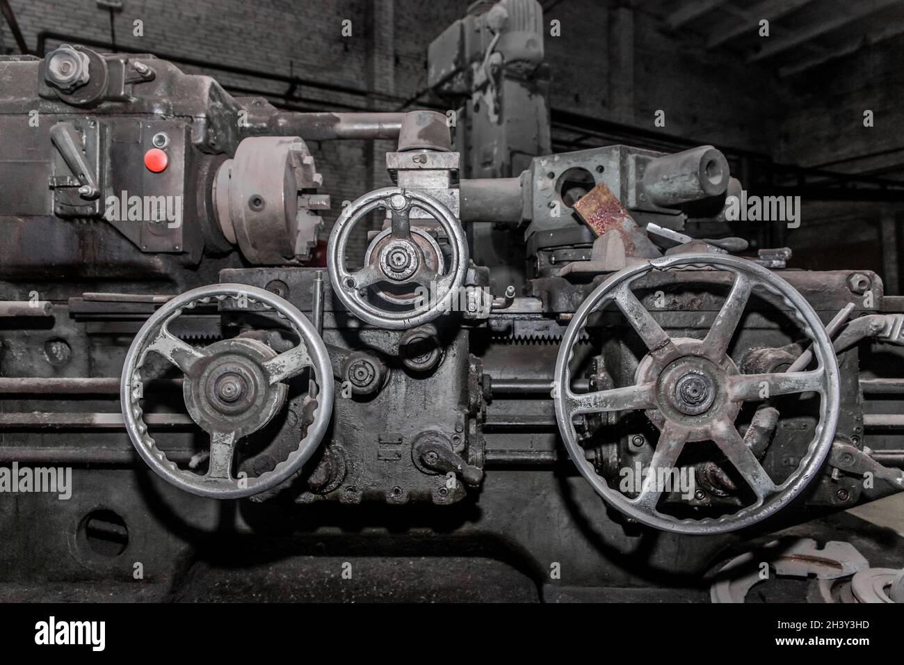 Old milling machine equipment and tools for metal processing in ...