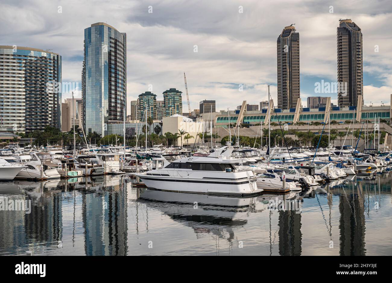 San Diego, California, USA - October 4, 2021: South Embarcadero ...