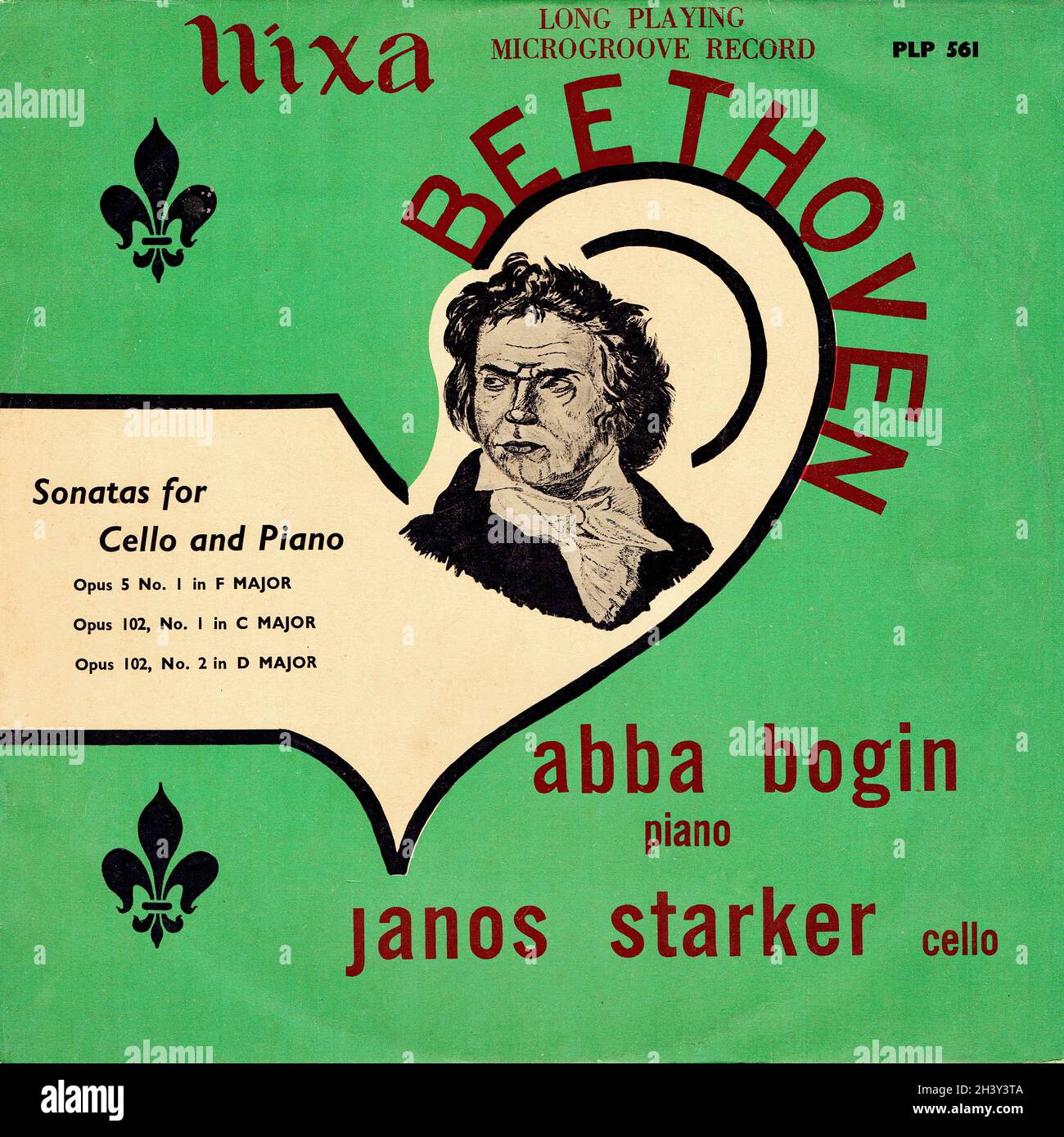 Beethoven Cello Sonatas - Starker Bogin Nixa 1 - Classical Music ...