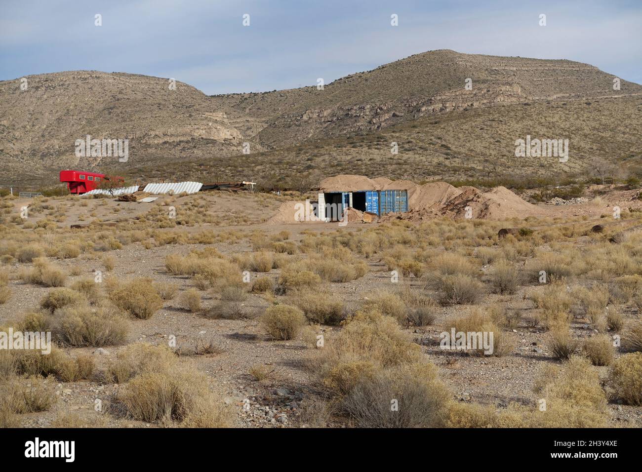 Old relics sit marking time in the deserts of the old west Stock Photo ...