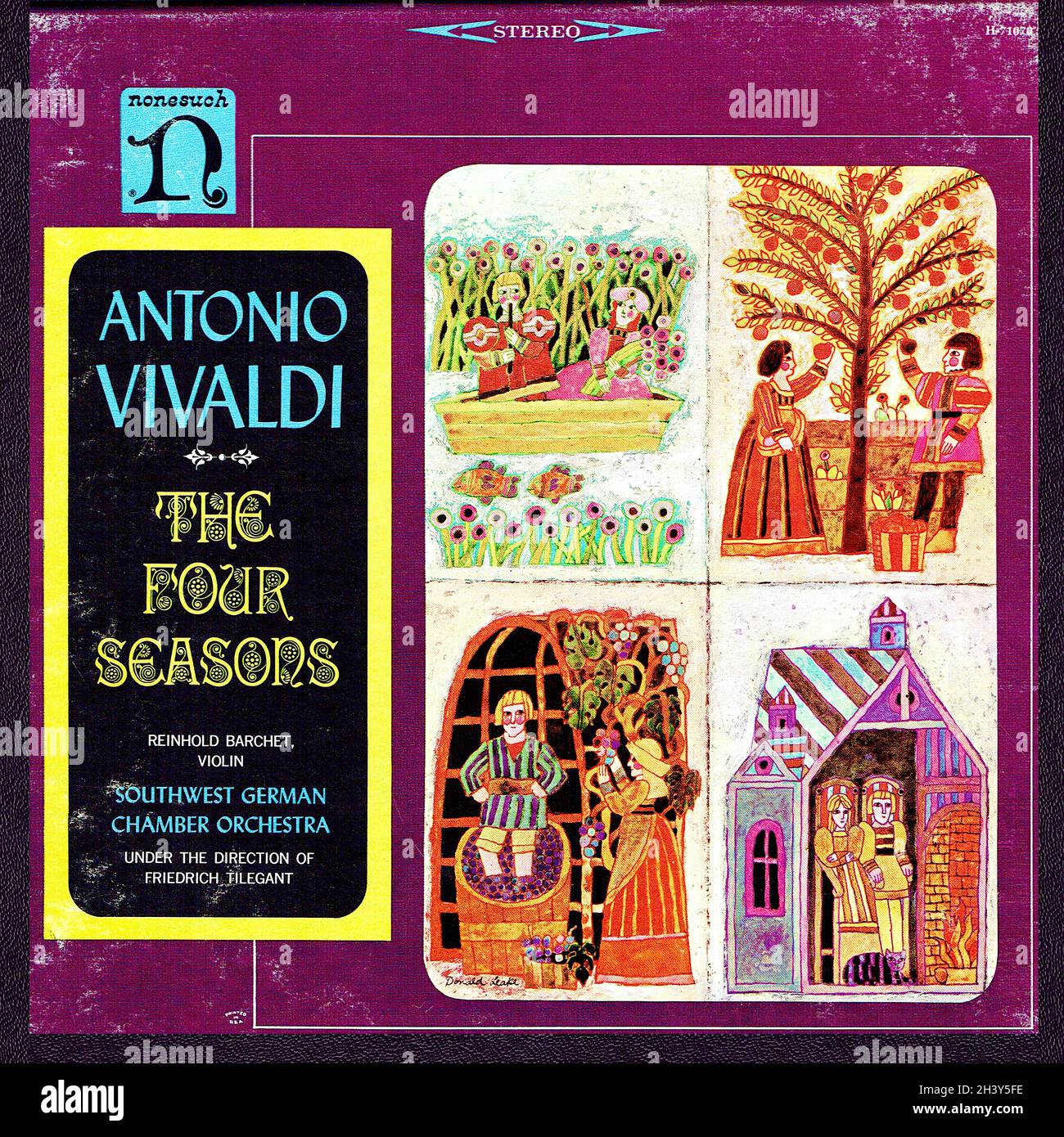 Vivaldi The Four Seasons Violin Concerti - Barchet Tilegant Nonesuch ...