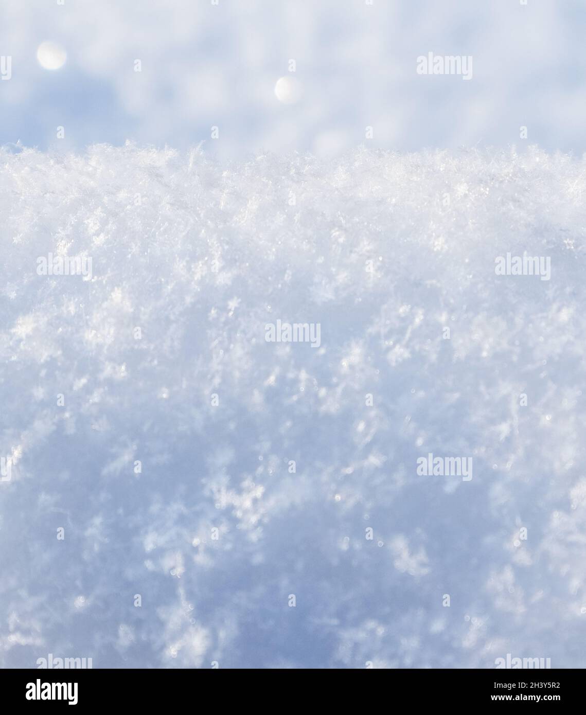 Background of fresh snow. Natural winter background. Snow texture in ...