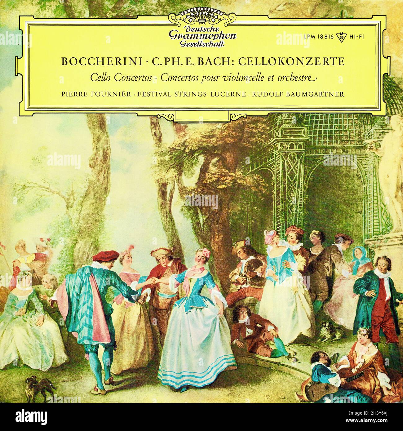 Boccherini â€¢ CPE Bach â€¢ Cello Concerti - Fournier Baumgartner DGG Tulips 1 - Classical Music ...