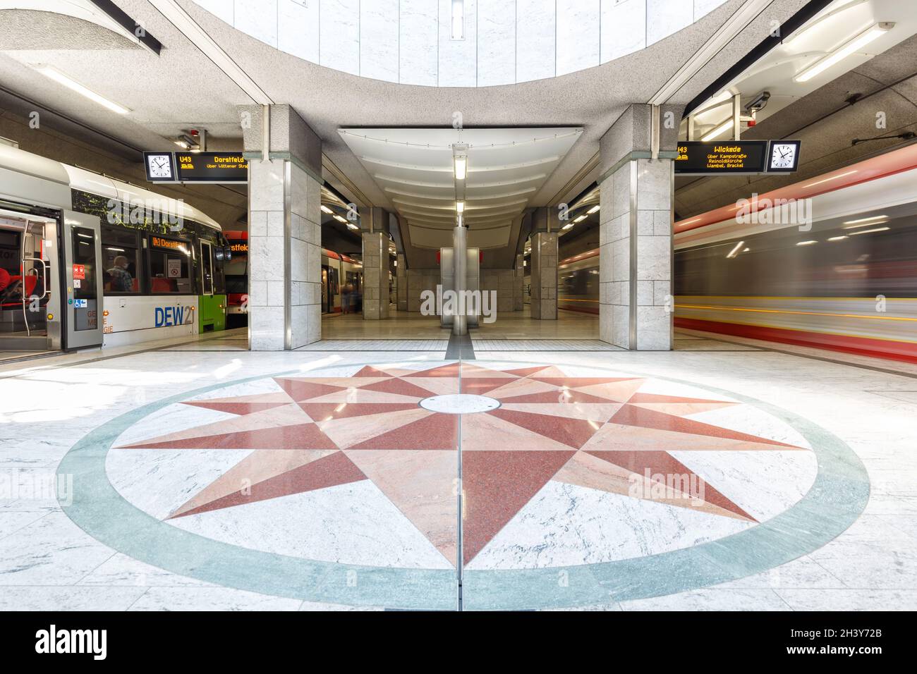 Stadtbahn Dortmund Metro Underground Station Station Westfalenhallen ...