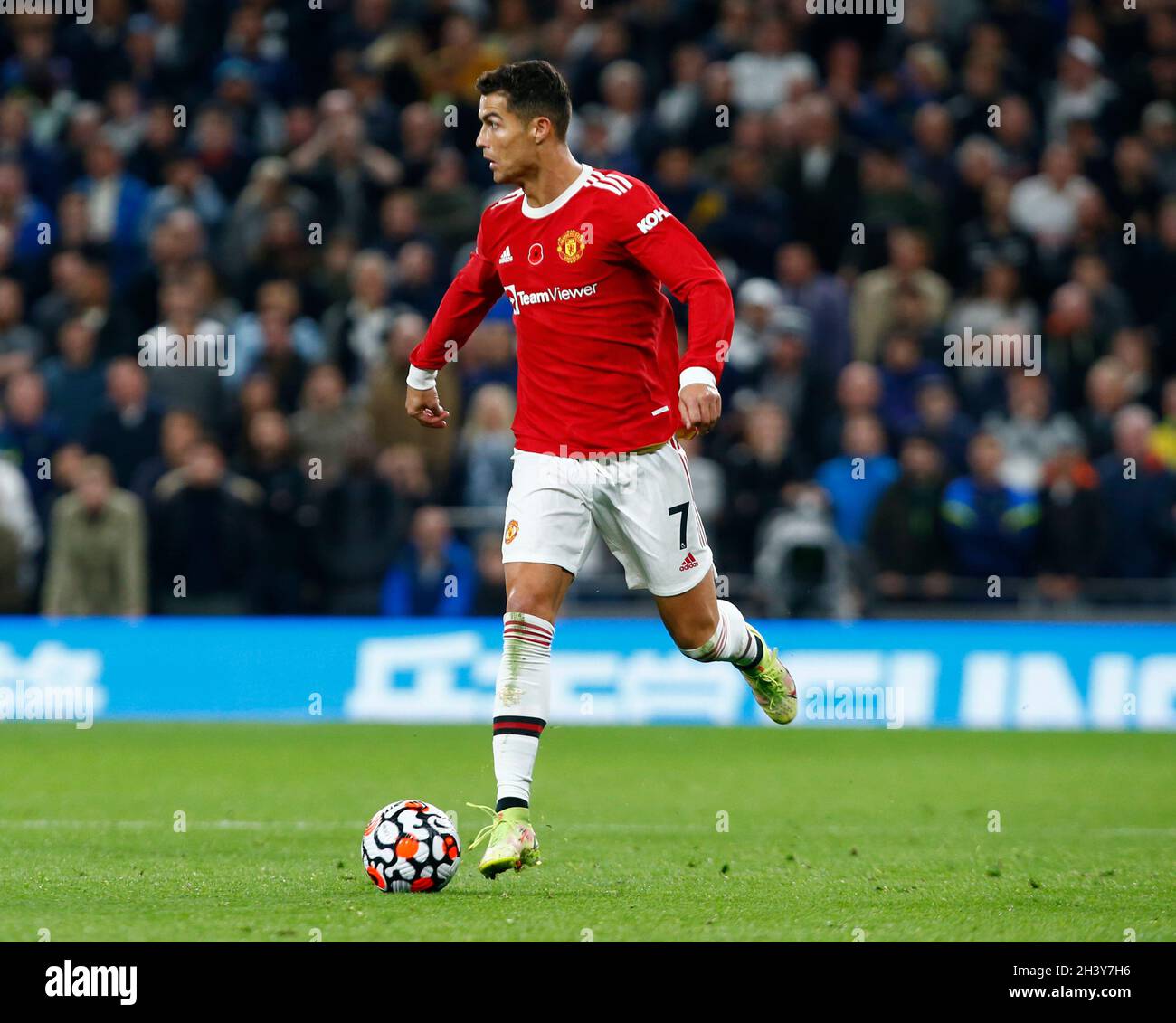 London, England - OCTOBER 30:Manchester United's Cristiano Ronaldo ...