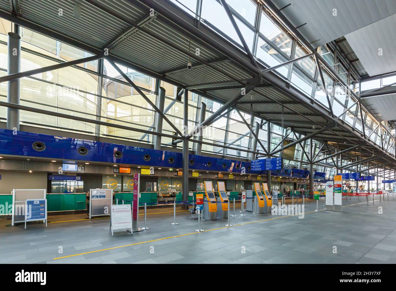 Terminal Leipzig Halle LEJ Airport in Germany Stock Photo - Alamy