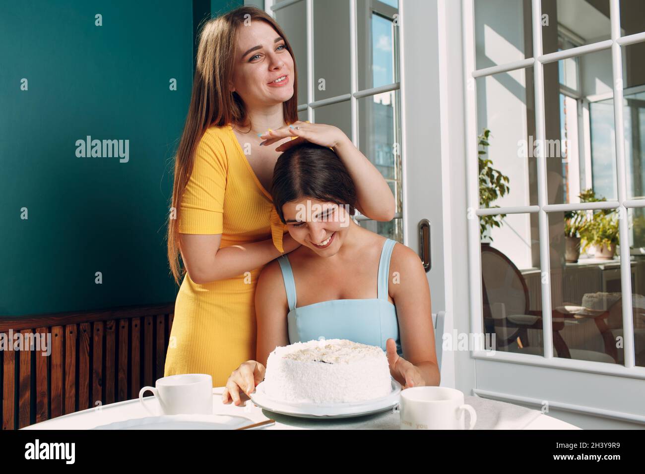 Cream Cake Face High Resolution Stock Photography and Images - Alamy