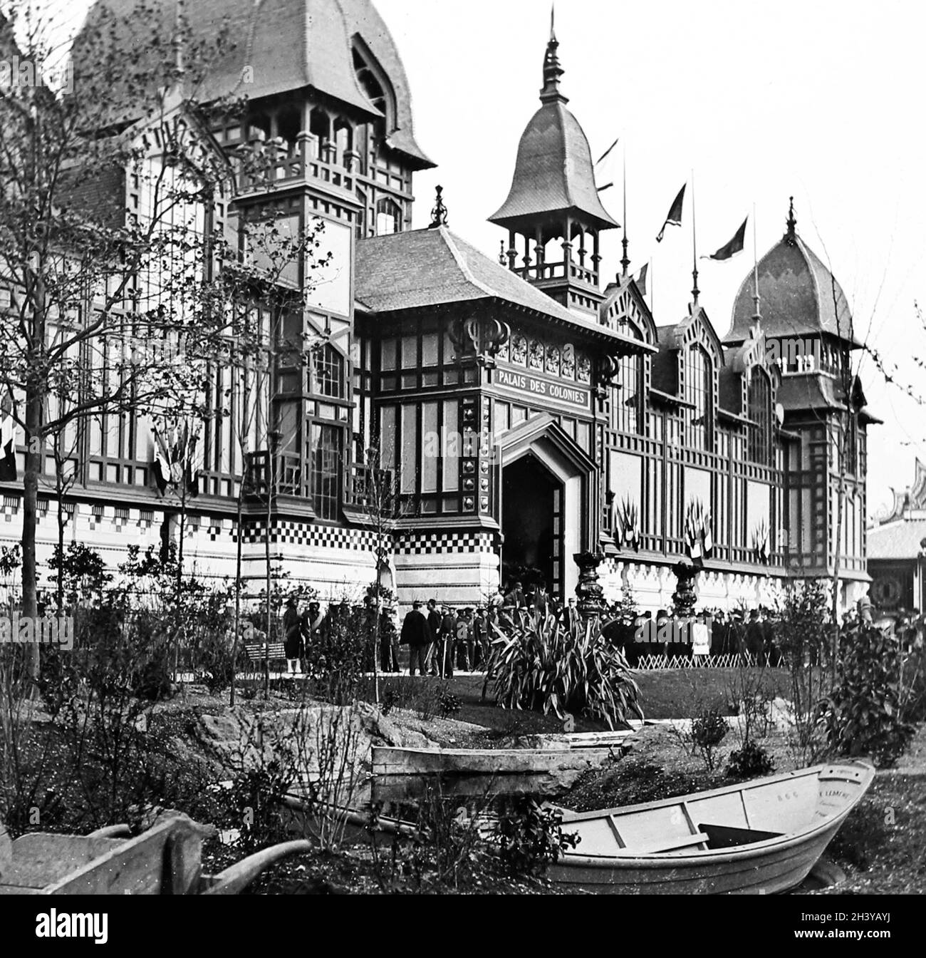 Pavilion des Colonies, 1889 Exposition Universelle, Paris, France Stock ...
