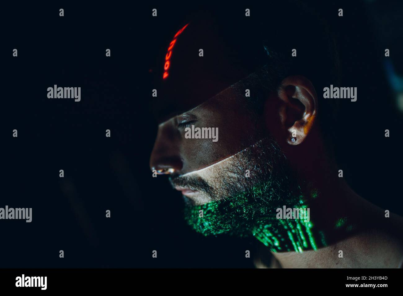 Cyberpunk face hi-res stock photography and images - Alamy