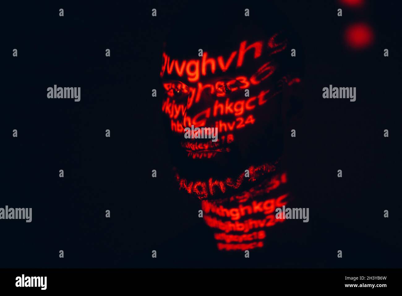 Face dark man hi-res stock photography and images - Alamy