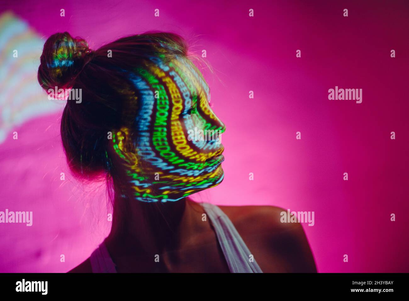 Face freedom hi-res stock photography and images - Alamy