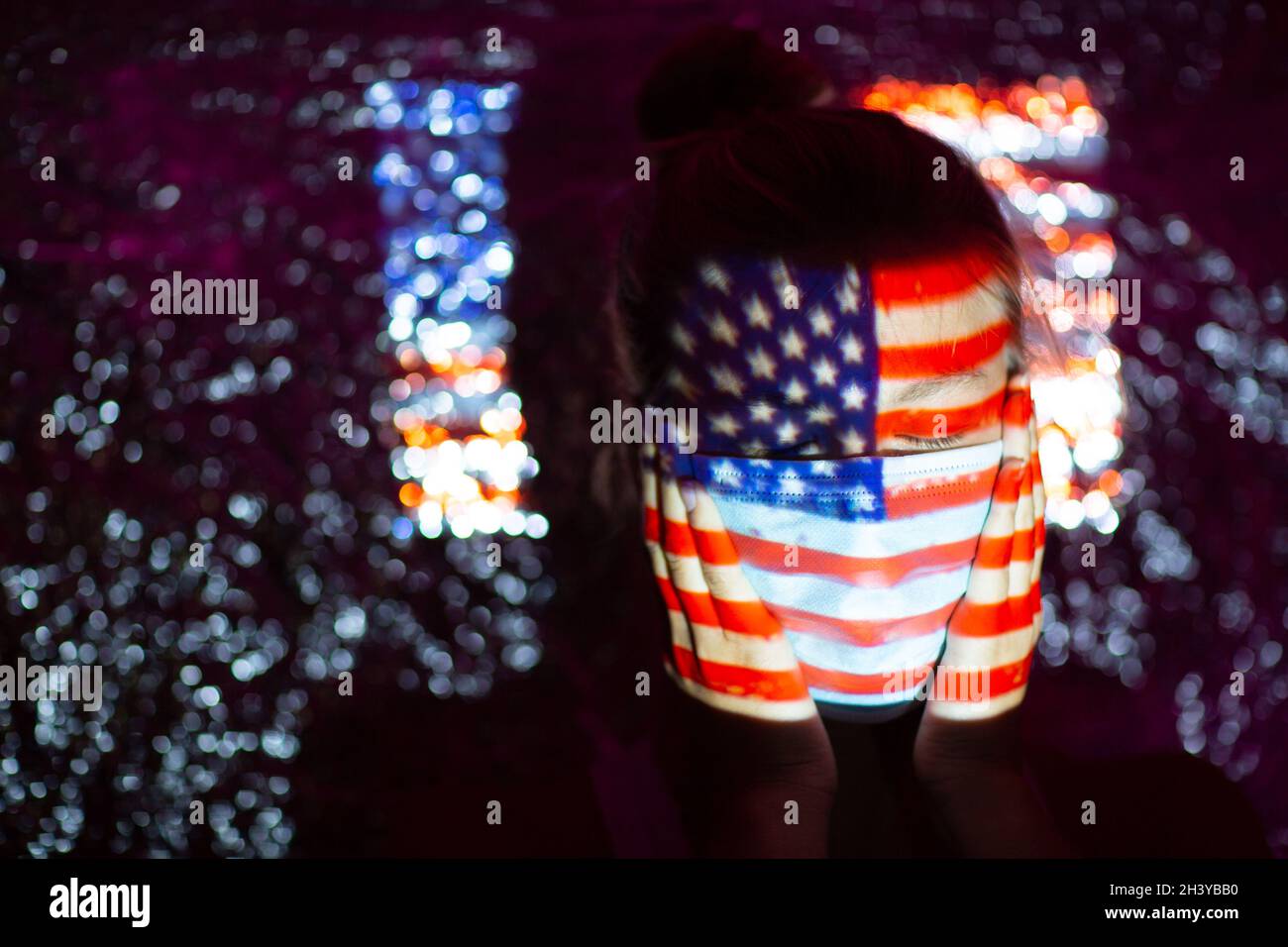 Face mask covid usa hi-res stock photography and images - Alamy