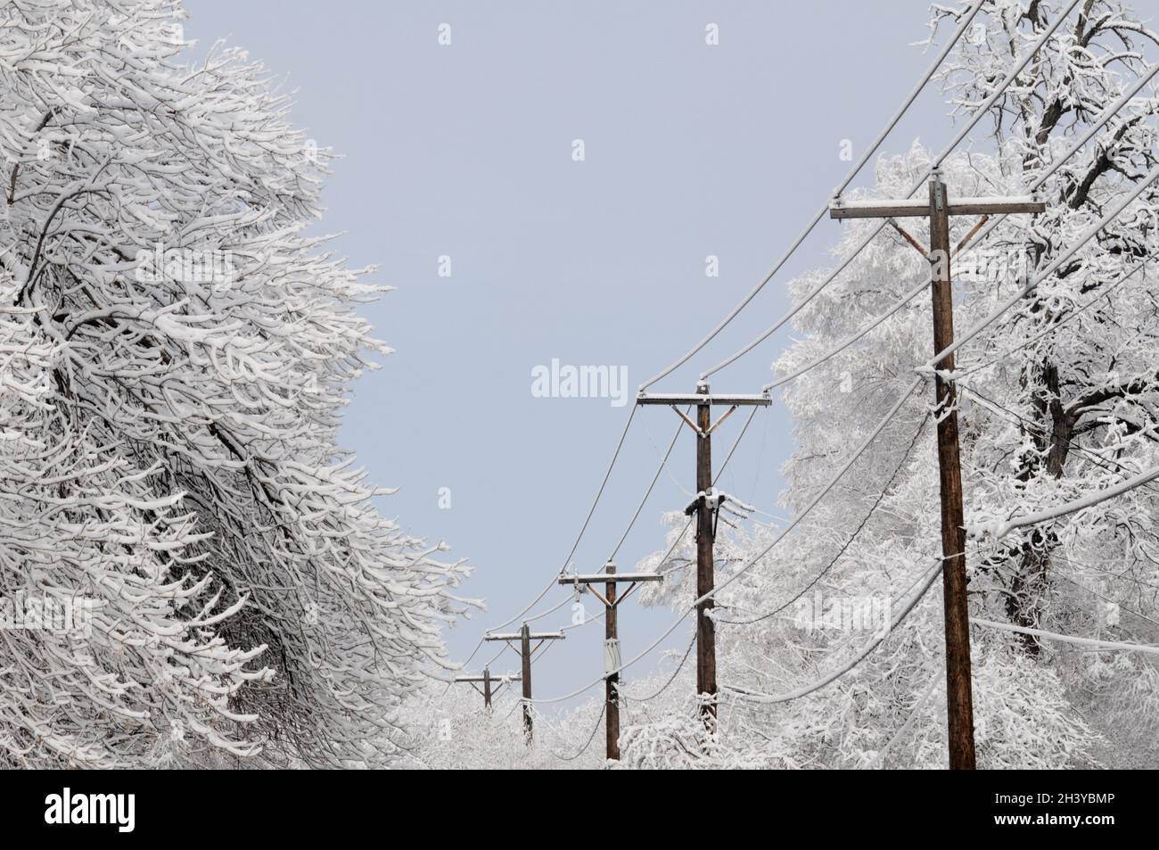 Snow storm power outage hi-res stock photography and images - Alamy