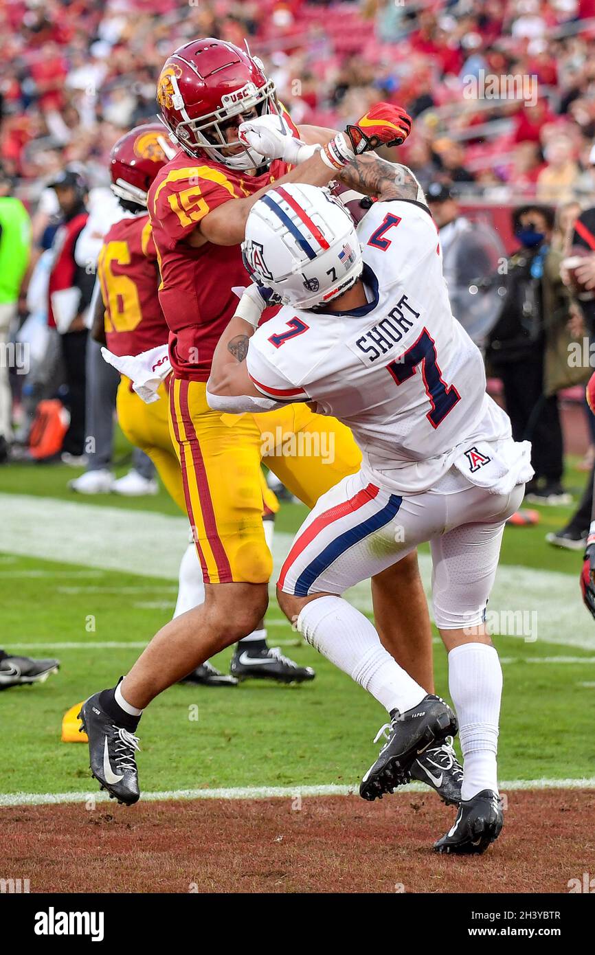 October 30, 2021 Los Angeles, CA.USC Trojans wide receiver Drake London ...