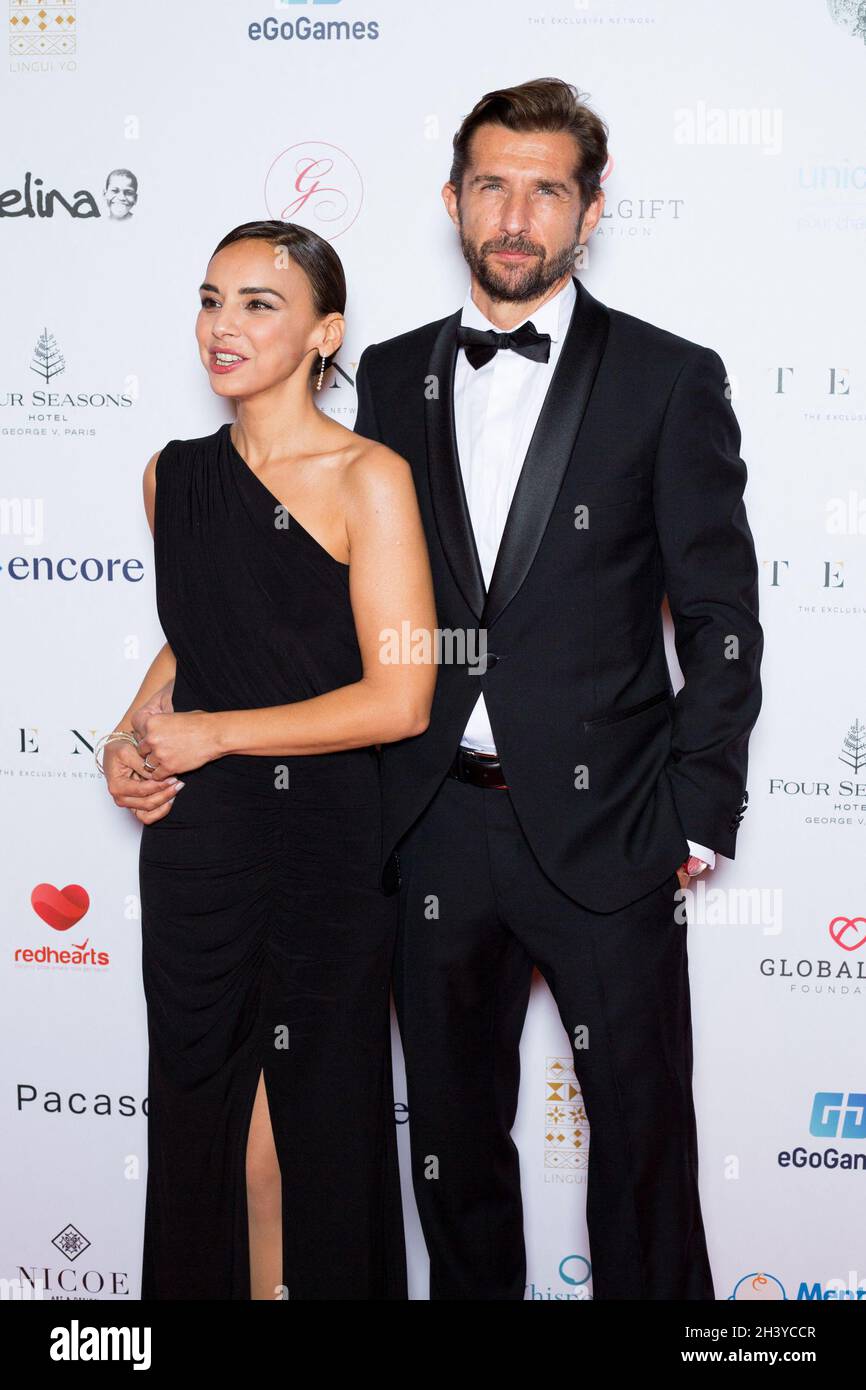 Chenoa and her husband Miguel Sanchez Encinas attends the photocall ...