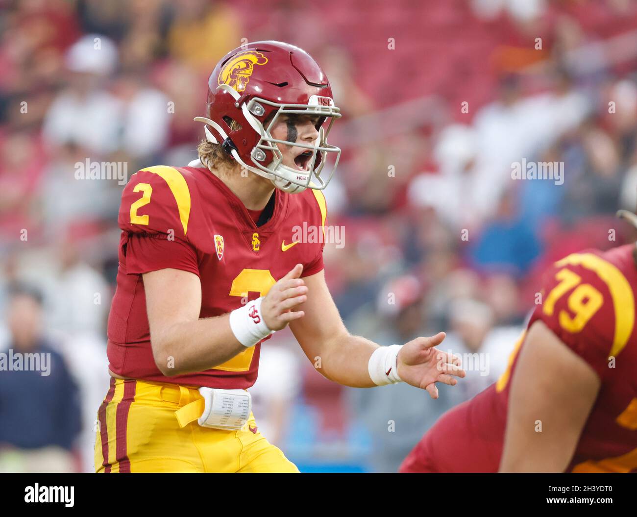 October 30, 2021 USC Trojans quarterback Jaxson Dart #2 in action ...