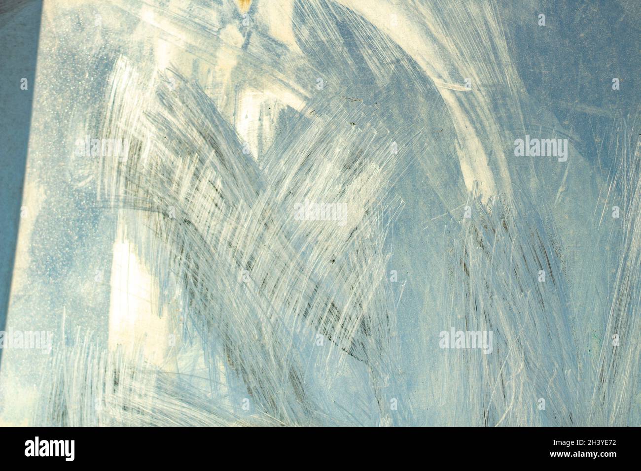 Dirty plastic. Scratched surface. Details of vandalism. The texture of ...