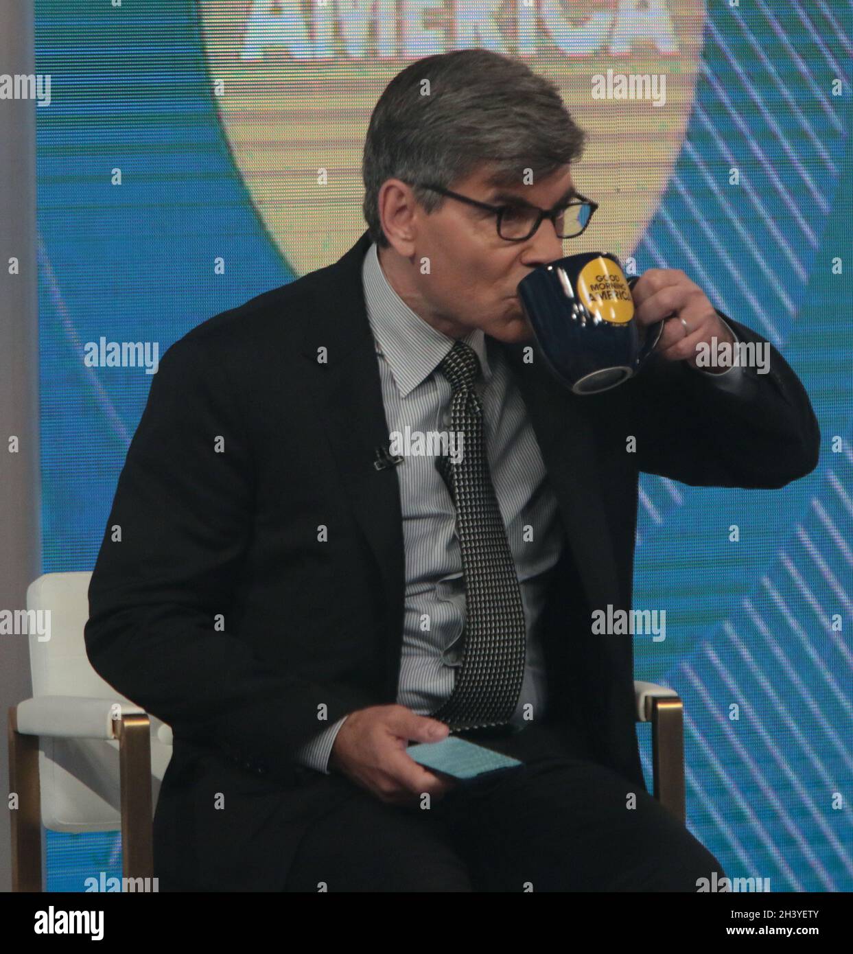 October 29, 2021. George Stephanopoulos, perform on Good Morning ...