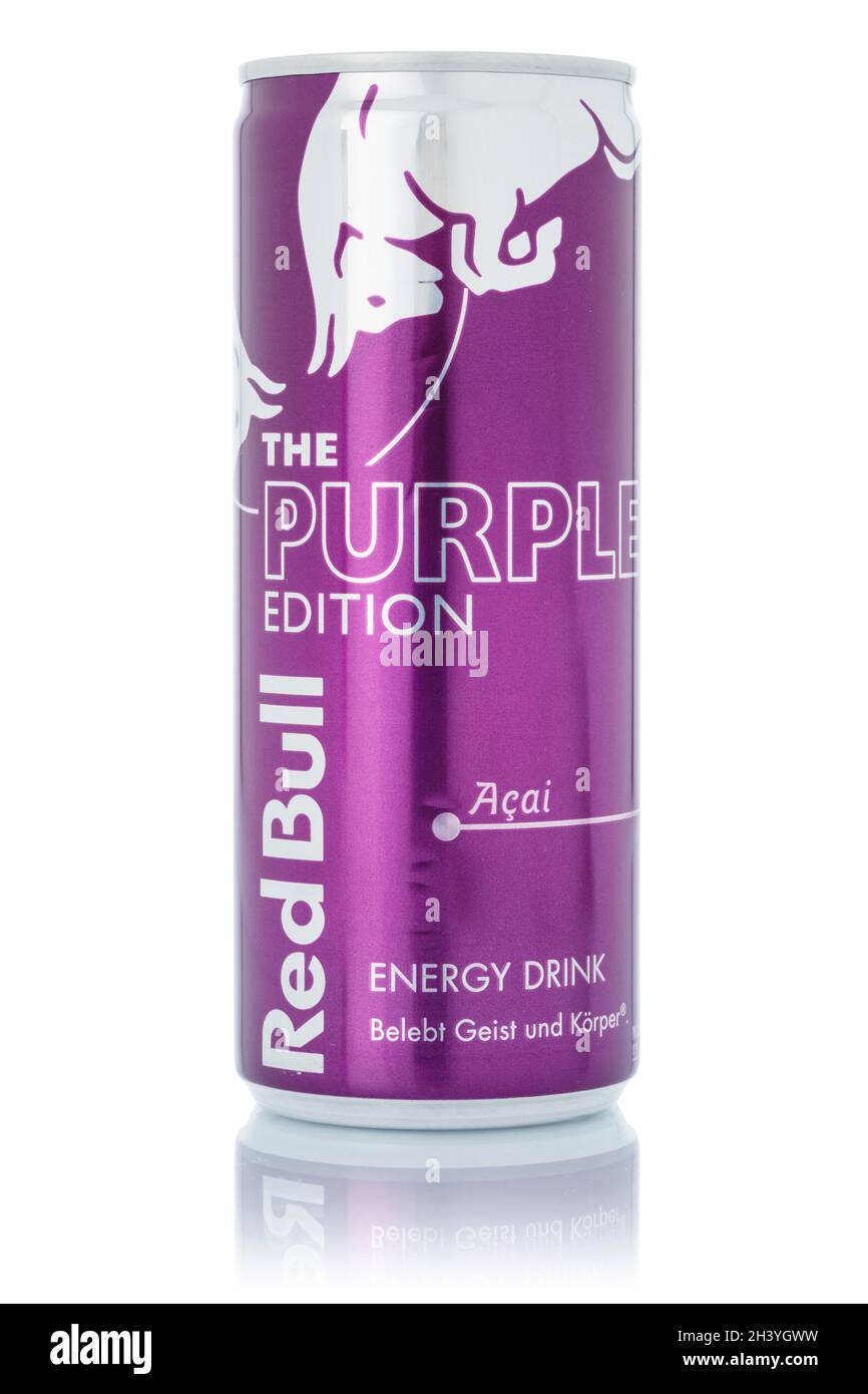Red Bull Energy Drink The Purple Edition Acai lemonade soft drink ...