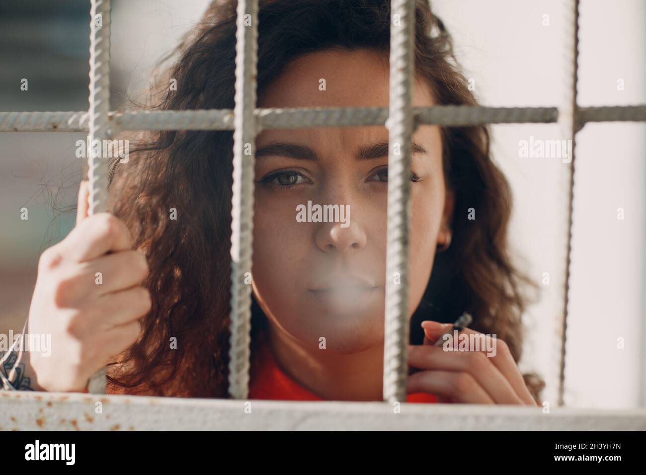 Jail prison girl female hi-res stock photography and images - Alamy