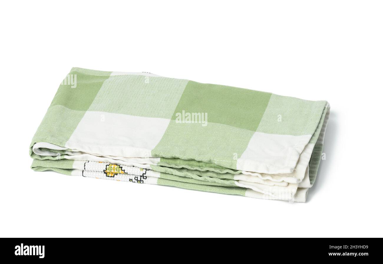 Green folded fabric hi-res stock photography and images - Alamy