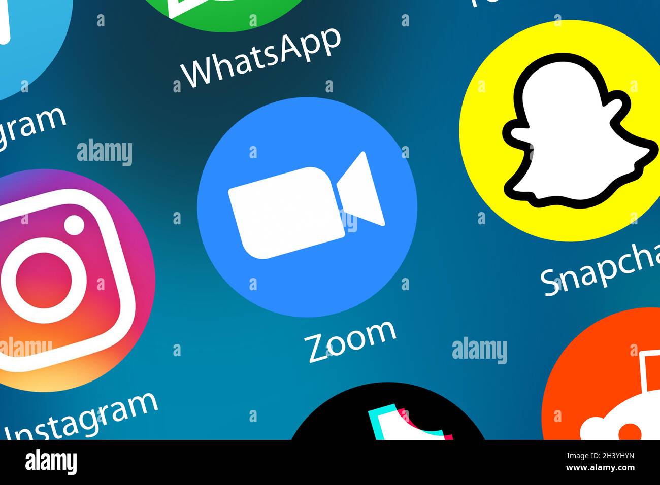 Zoom App Logo Video Conference Video Conference Icon on Internet ...
