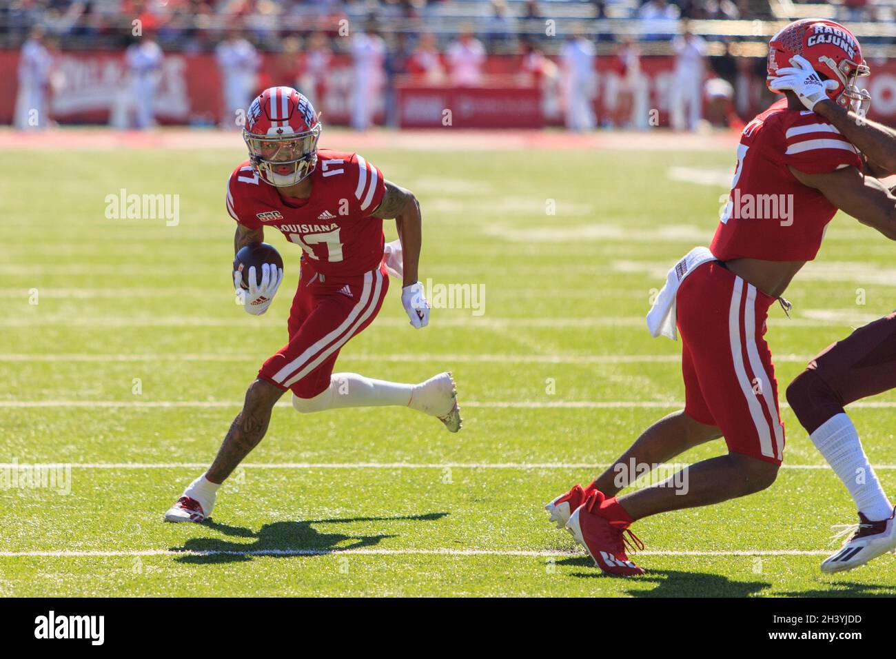 Louisiana-Lafayette Ragin Cajuns wide receiver Dontae Fleming (17 ...