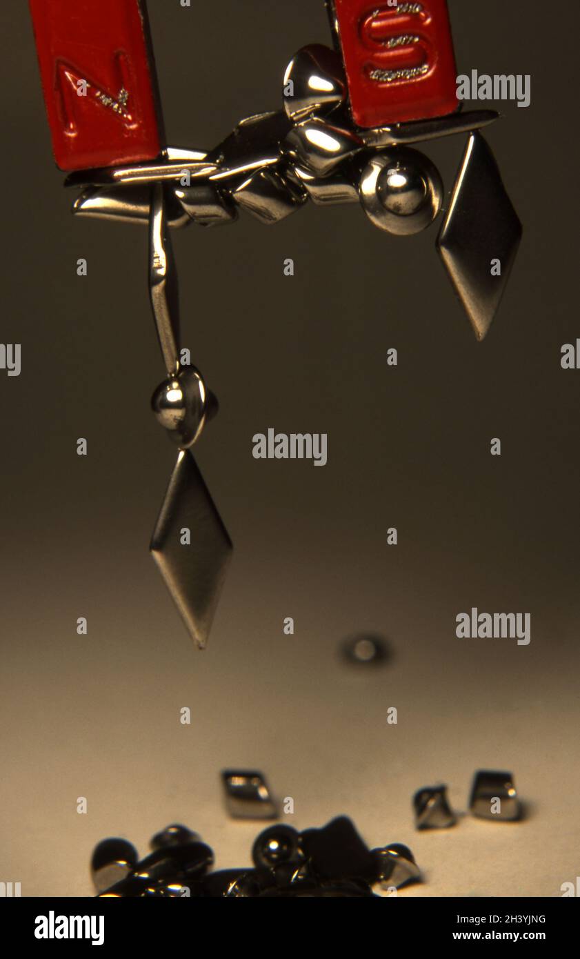 STUDIO IMAGE OF A MAGNET Stock Photo - Alamy